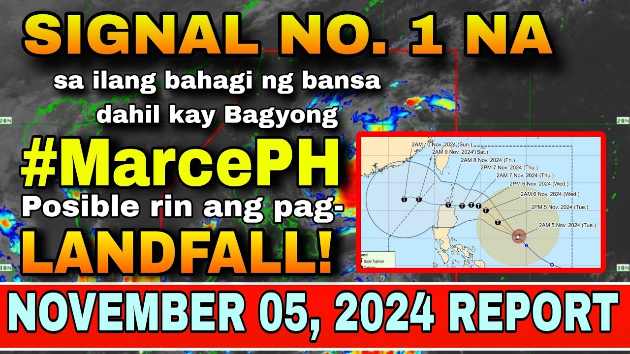 BAGYONG MARCE, BAHAGYANG LUMAPIT PA! 😱⚠️ | WEATHER UPDATE TODAY LIVE ...