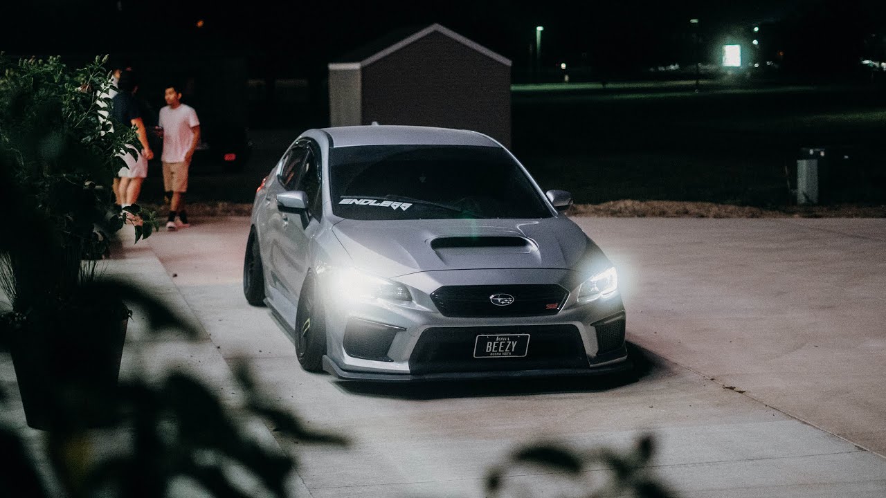 Late Night Photoshoot - Lowered Subaru WRX STi - YouTube