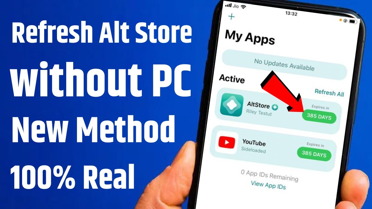 How to Refresh Alt Store without Computer 100% Real | Alt Store Refresh ...