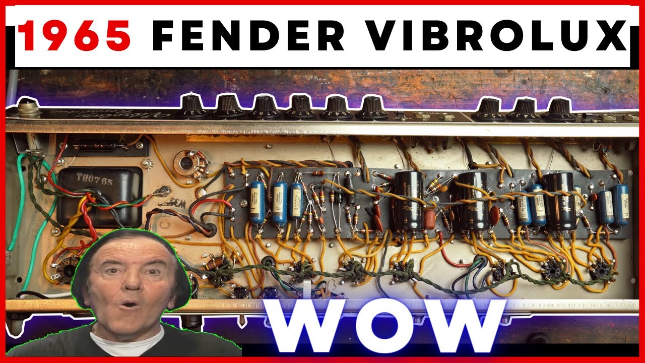 Vintage Fender Vibrolux Reverb Makeover! [Before and After] - YouTube