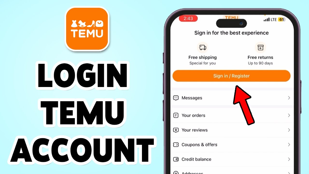 How To Login Temu Account | Temu Online Shopping Sign In Guide | TEMU ...