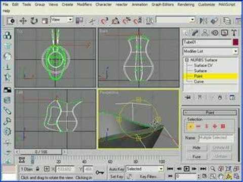 3ds Max Modelando com Nurbs - Parte 2 - YouTube