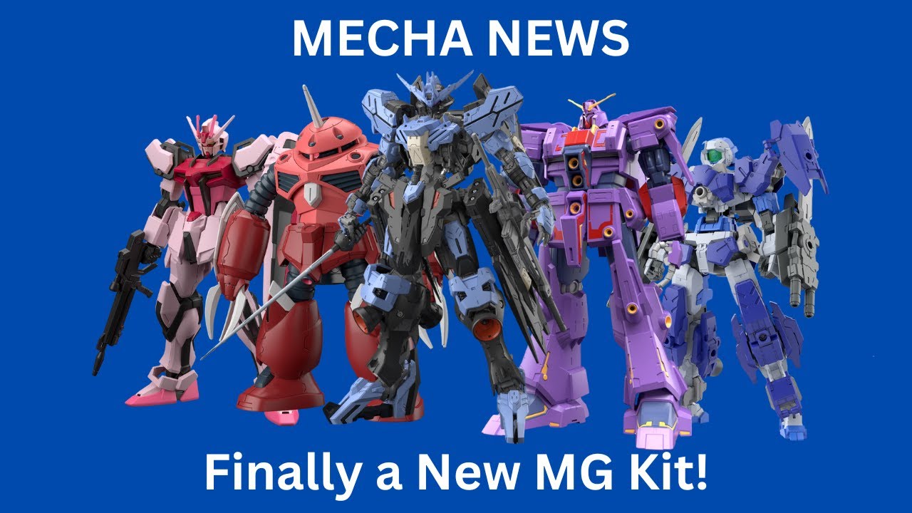 Finally, a New MG Kit! - Mecha News - YouTube