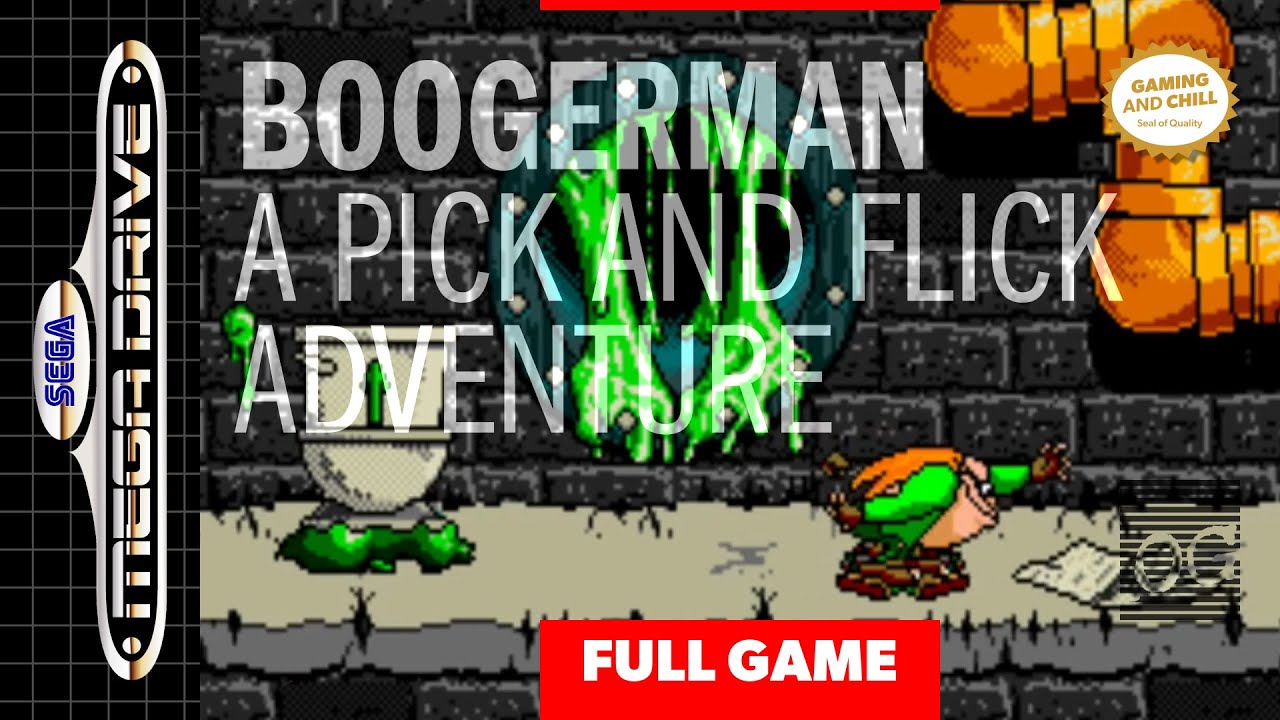 Let's Play 🎮 Boogerman A Pick and Flick Adventure | Sega Mega Drive ...