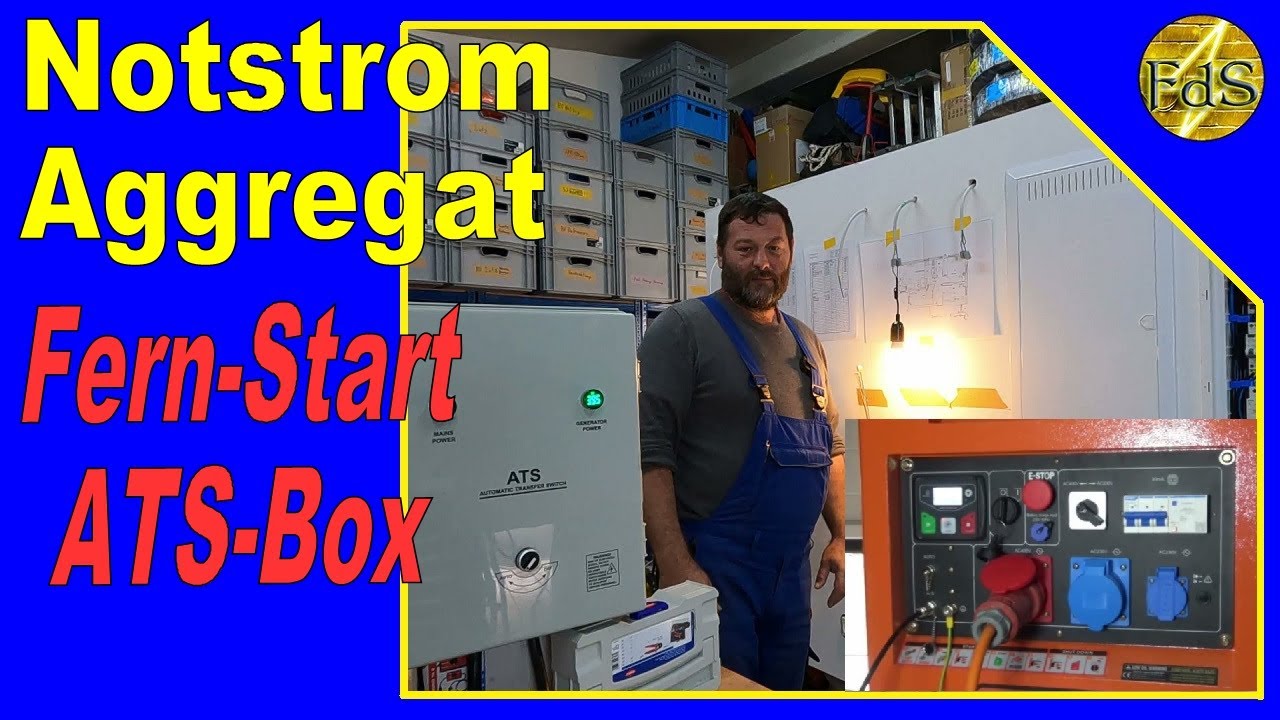 Notstromaggregat am Hausnetz anschließen Teil 3 / Aggregat Starten mit ...