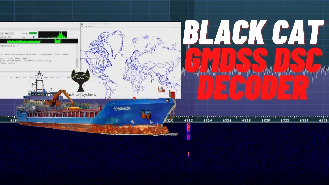 Black Cat GMDSS DSC Decoder - YouTube