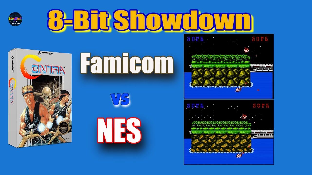 Contra Clash: NES vs Famicom - Navigating Every Level in 8-Bit Glory ...