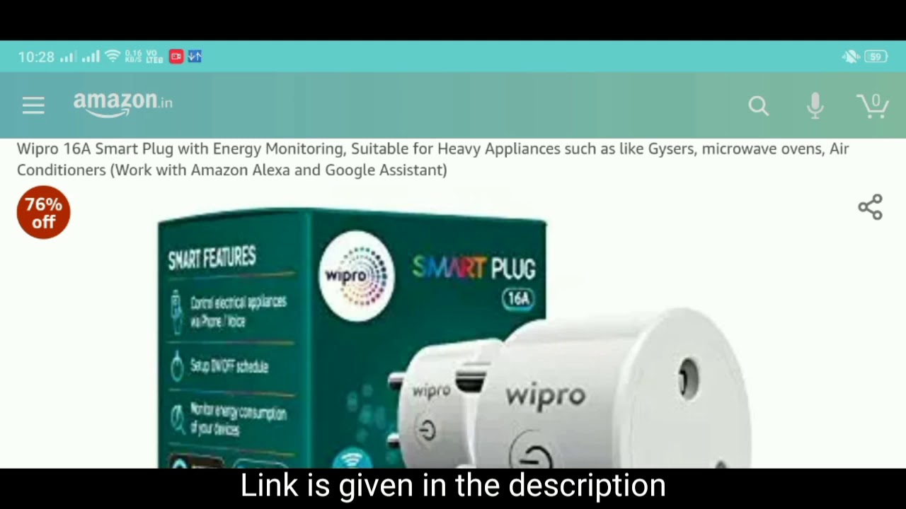 Wipro 16A Smart Plug, Make Your Home Smart - YouTube
