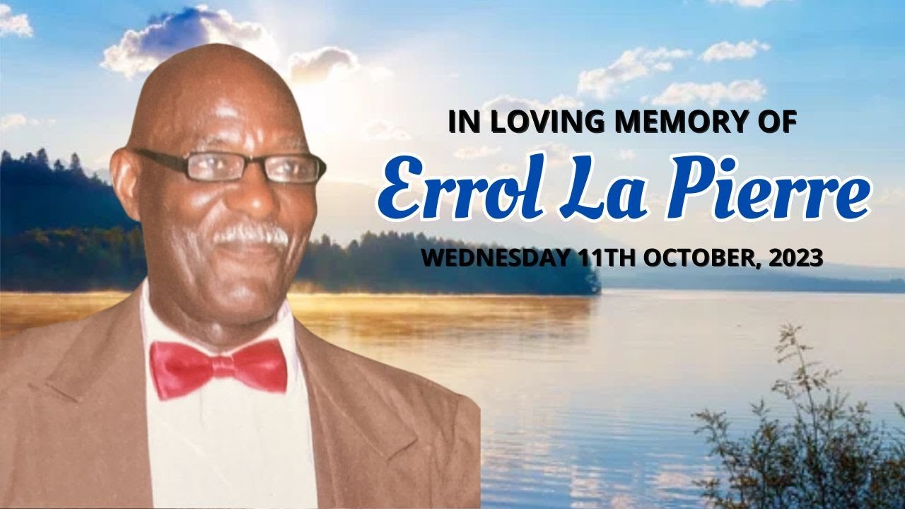 Cemetery Service of the late Errol La Pierre - YouTube