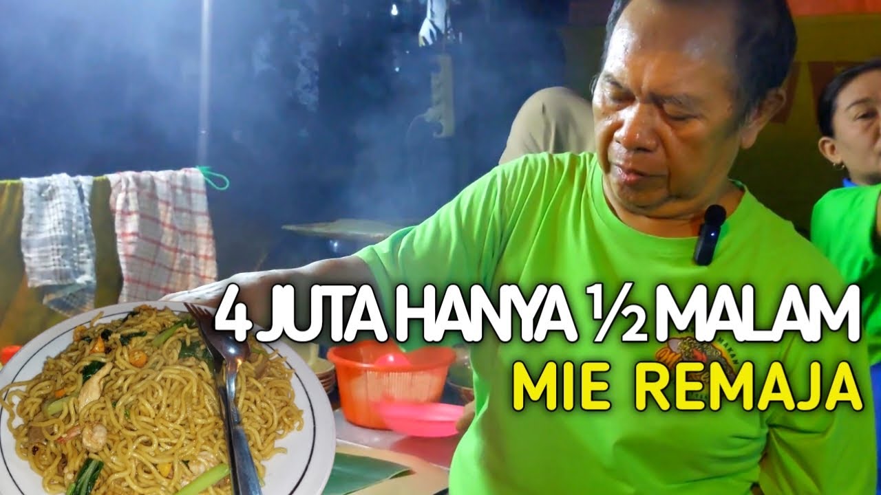 Hasil 4 jt ½ malam, Mie REMAJA pak KATNI Jogja - YouTube