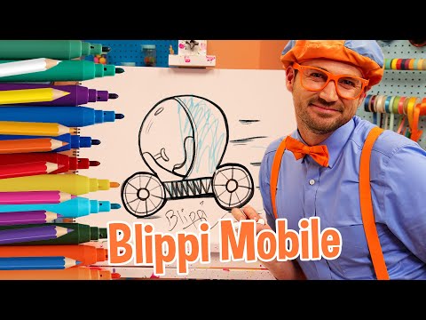 How To Draw the Blippi Mobile・Blippi! Fun To Draw | Kids Art - YouTube