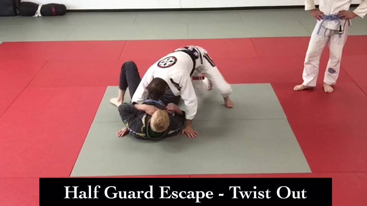 Half Guard Escape - Twist Out - YouTube
