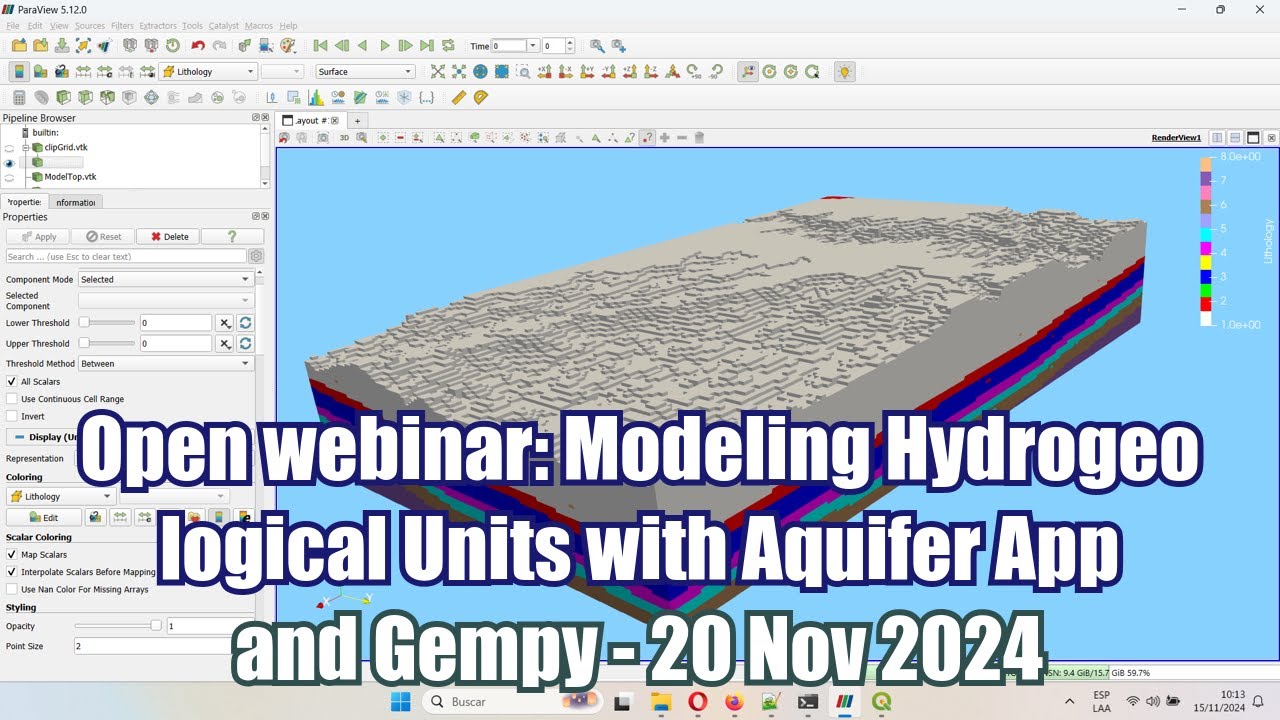 Open webinar intro : Modeling Hydrogeological Units with Aquifer App ...