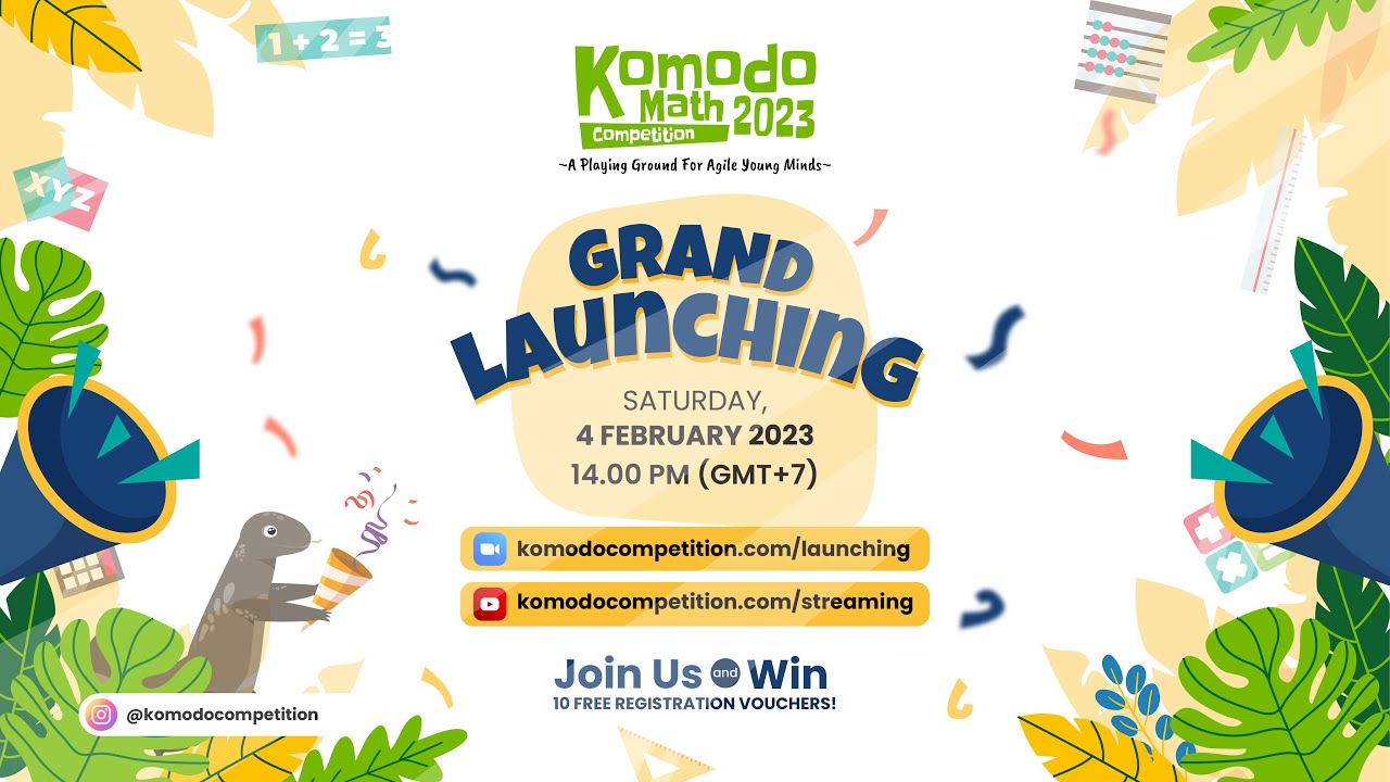 Komodo Math Competition 2023 - Launching - YouTube