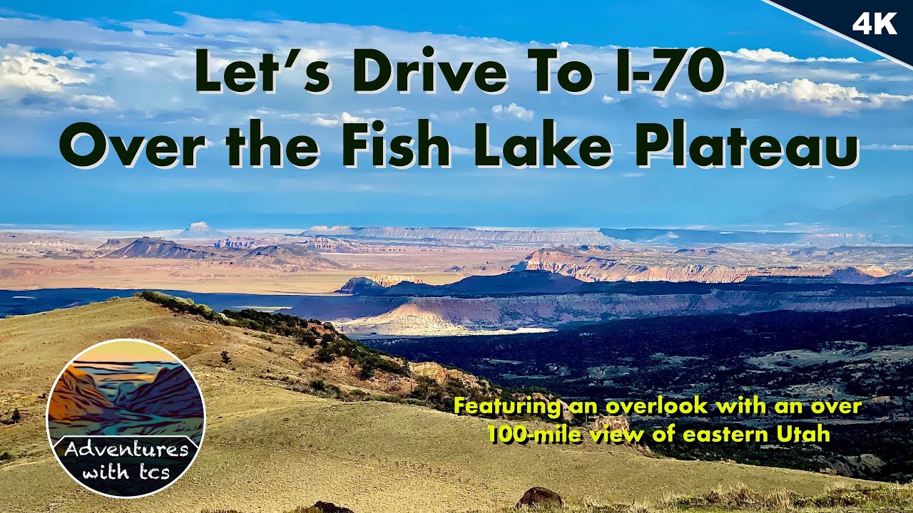 Let's Drive to I-70 from Utah 12 through Central Utah - YouTube