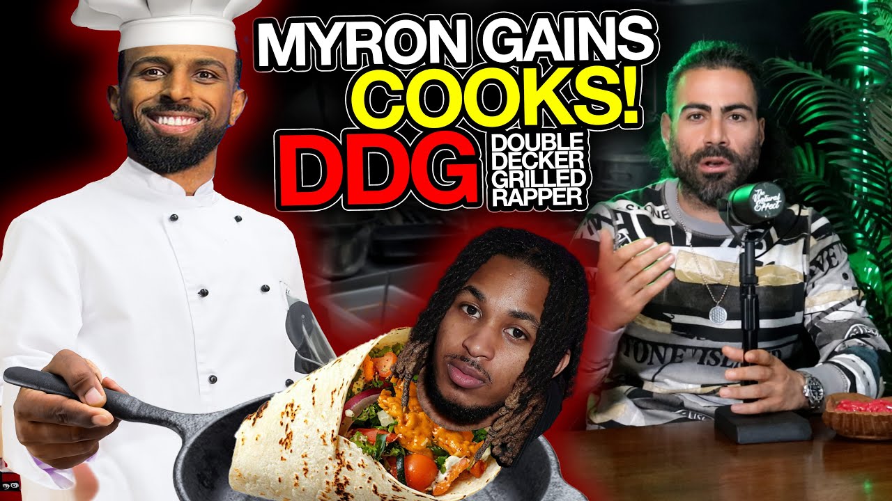 Myron Gains Cooks DDG | #redpill #myrongaines #freshandfit #ddg - YouTube