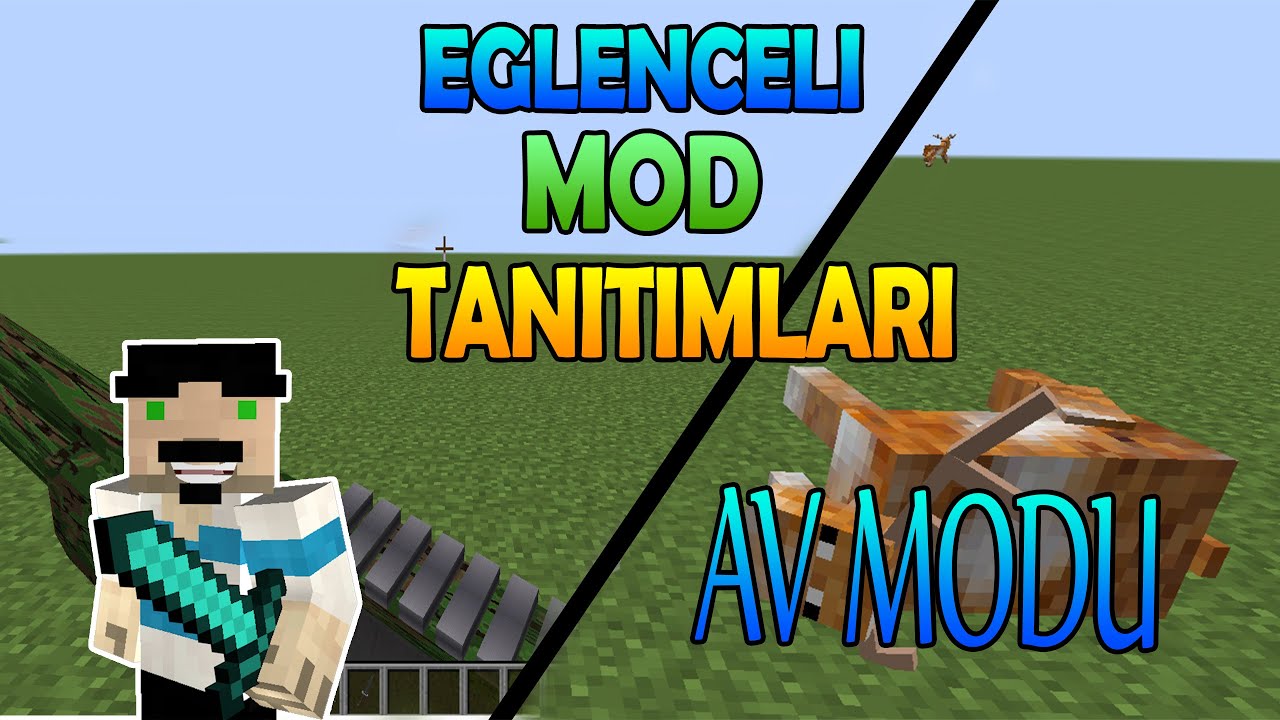 Minecraft : Eğlenceli Mod Tanıtımı : Av Modu - Av Tüfeği,Pompalı ve ...