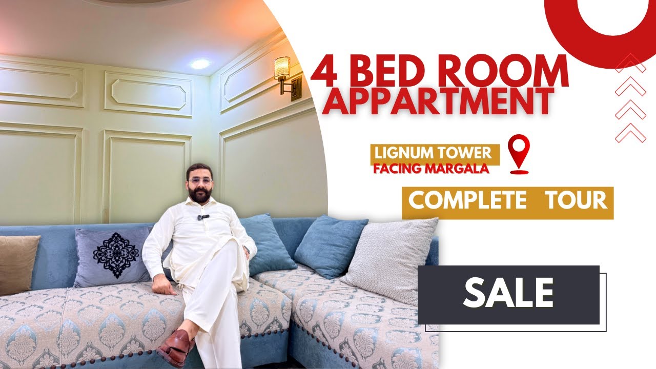 Premium 4-Bedroom Apartment For Sale | Lignum Tower | Margalla Facing ...