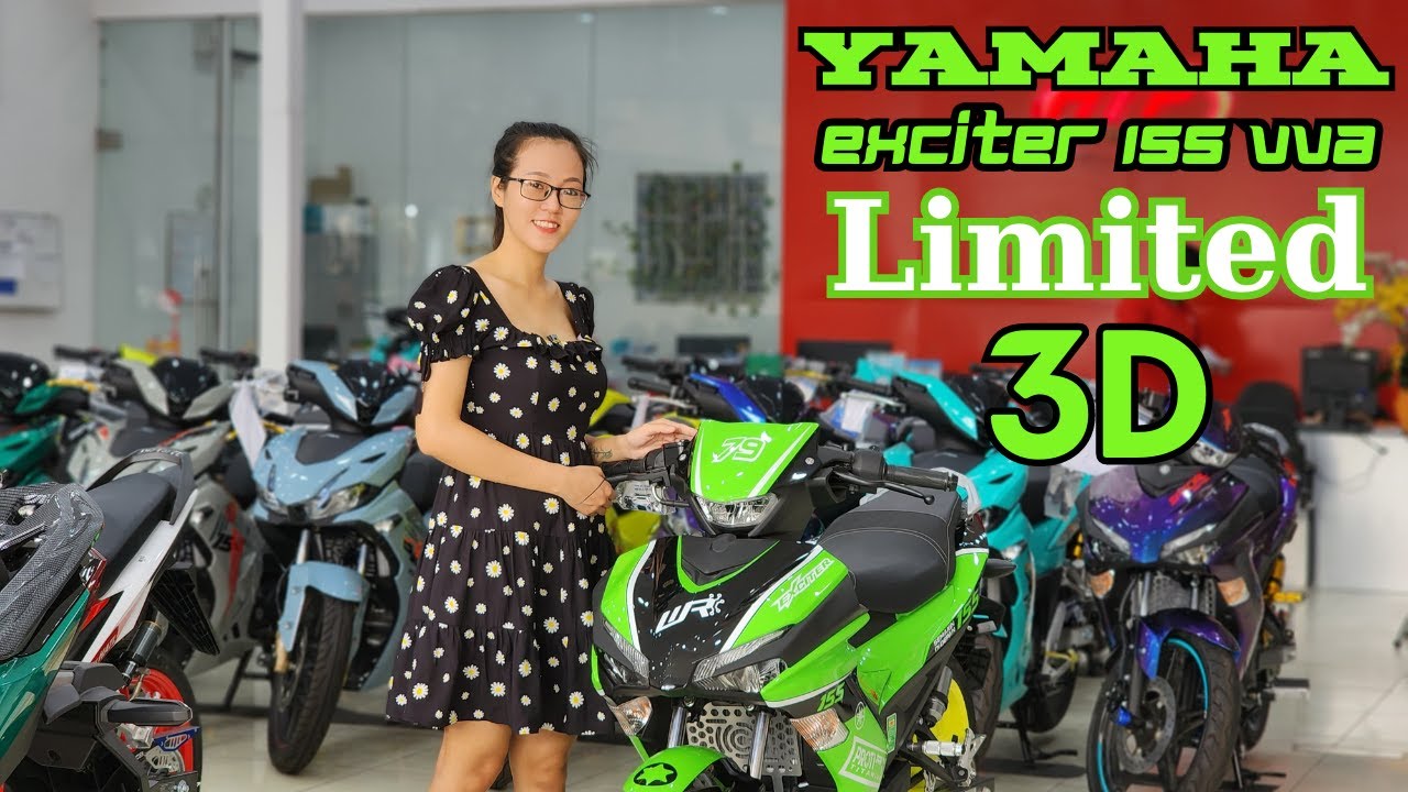 Yamaha Exciter 155 VVA Limited 3D | Xe Máy Nhập Khẩu Tân Định - YouTube