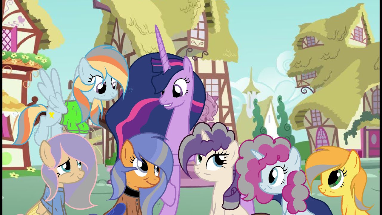 MLP Speedpaint : My mane 6 older and Twilight Sparkle - YouTube