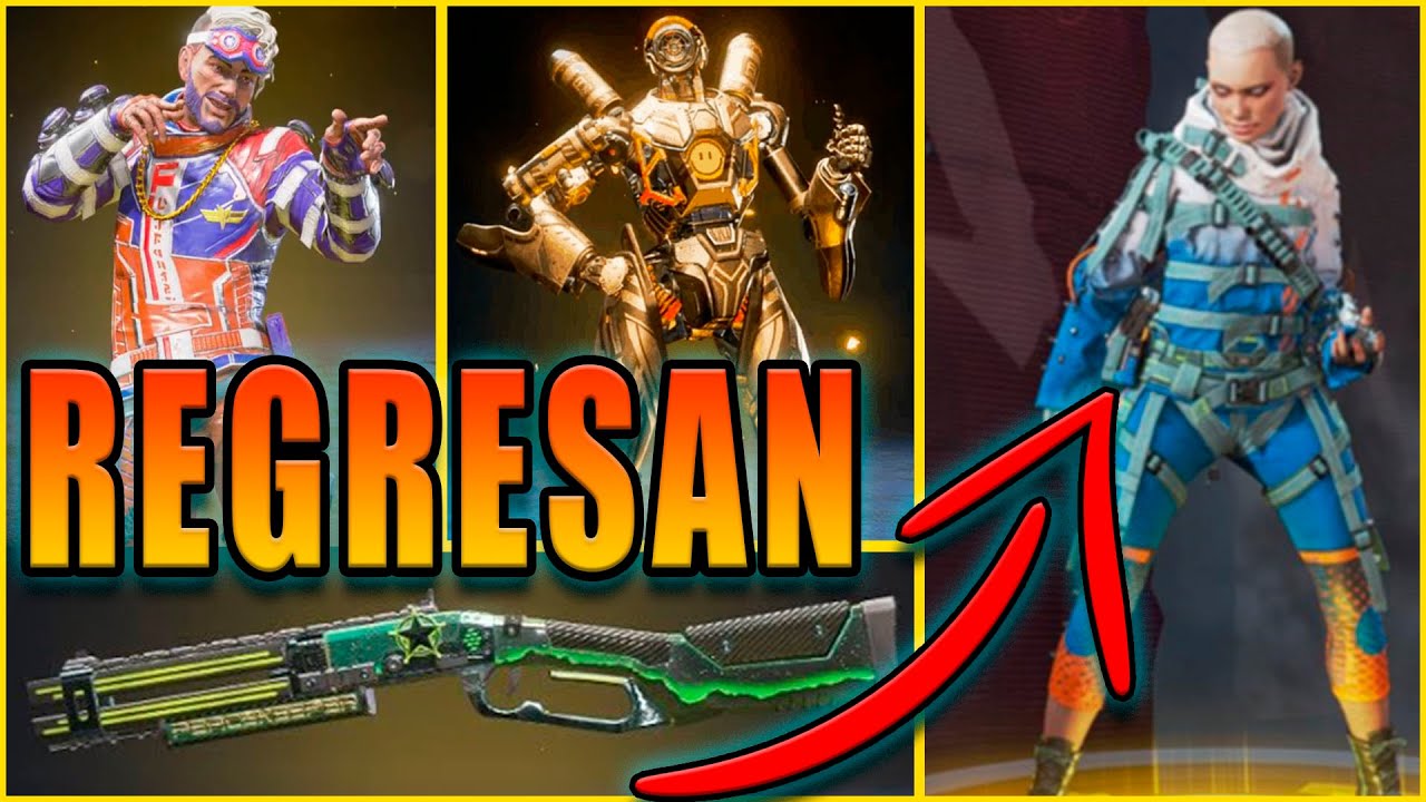 RECOLORES DE SKINS QUE VAN A REGRESAR WRAITH FLASHPOINT | APEX LEGENDS ...