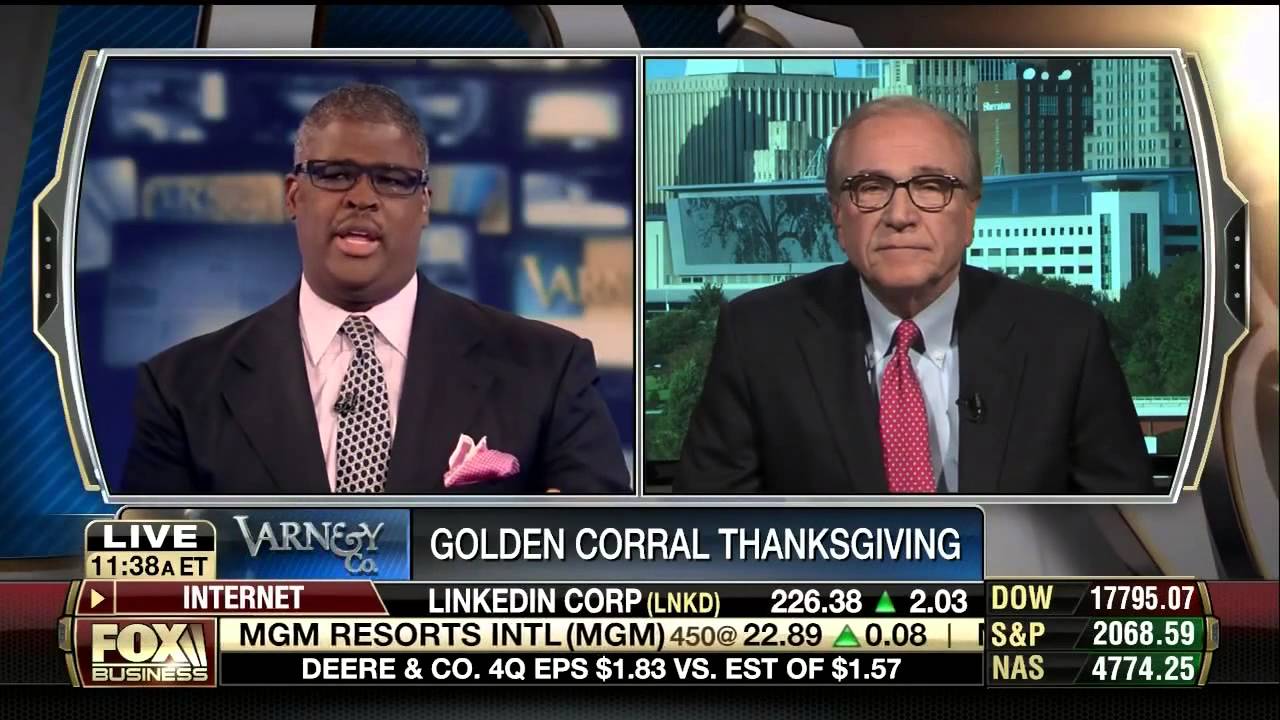 Bob McDevitt of Golden Corral Discussing Thanksgiving Dining - YouTube