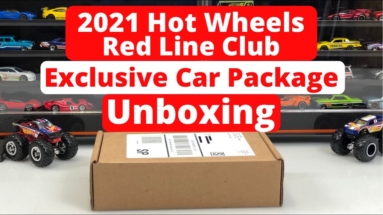 Unboxing The 2021 Hot Wheels Red Line Club Package - YouTube