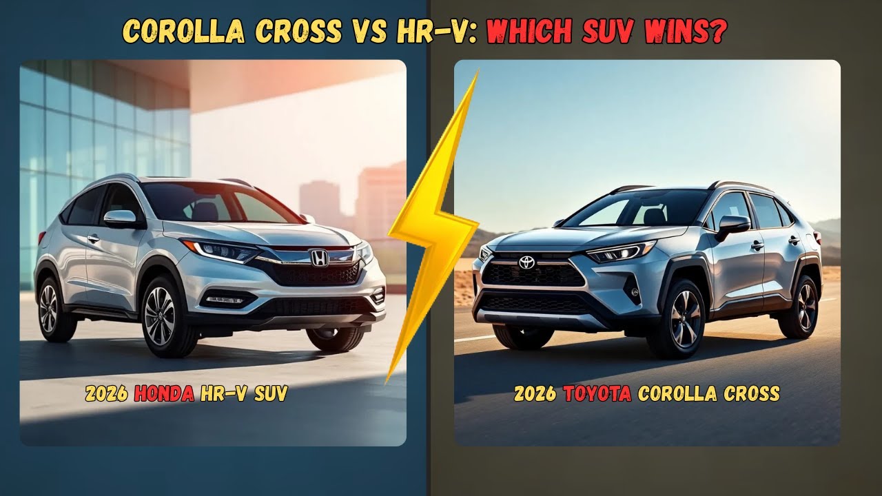 2026 Toyota Corolla Cross vs 2026 Honda HR-V SUV In-Depth Comparison | Decode Drive - YouTube