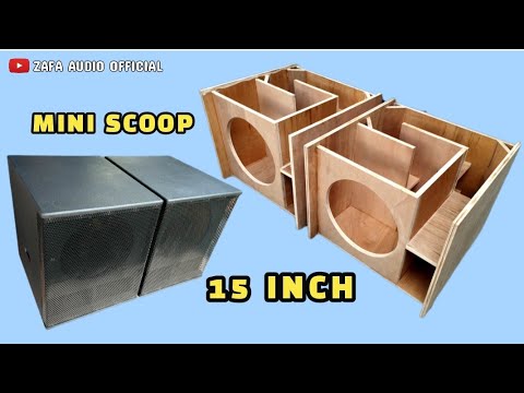 proses membuat box miniscoop 15 inch - YouTube