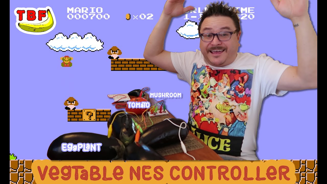 Vegetable Video Game Controller - YouTube
