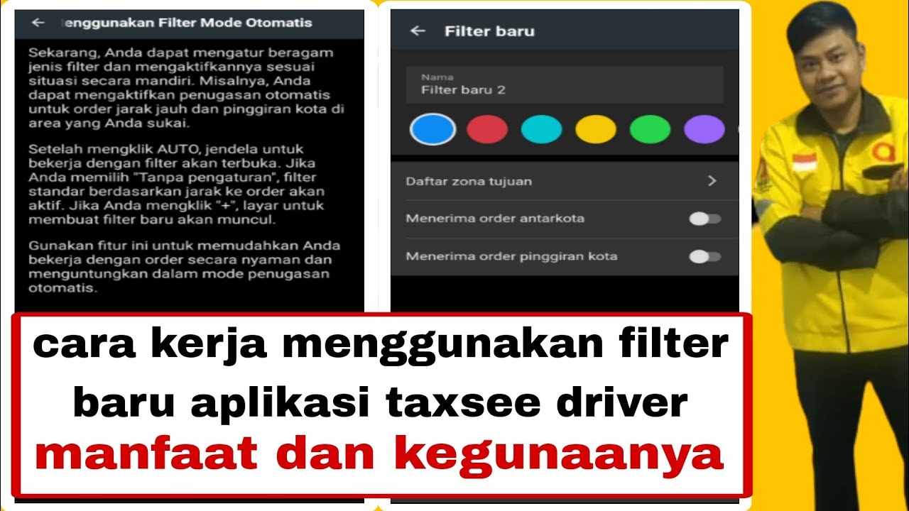 cara kerja fitur baru aplikasi taxsee driver manfaat dan kegunaannya # ...