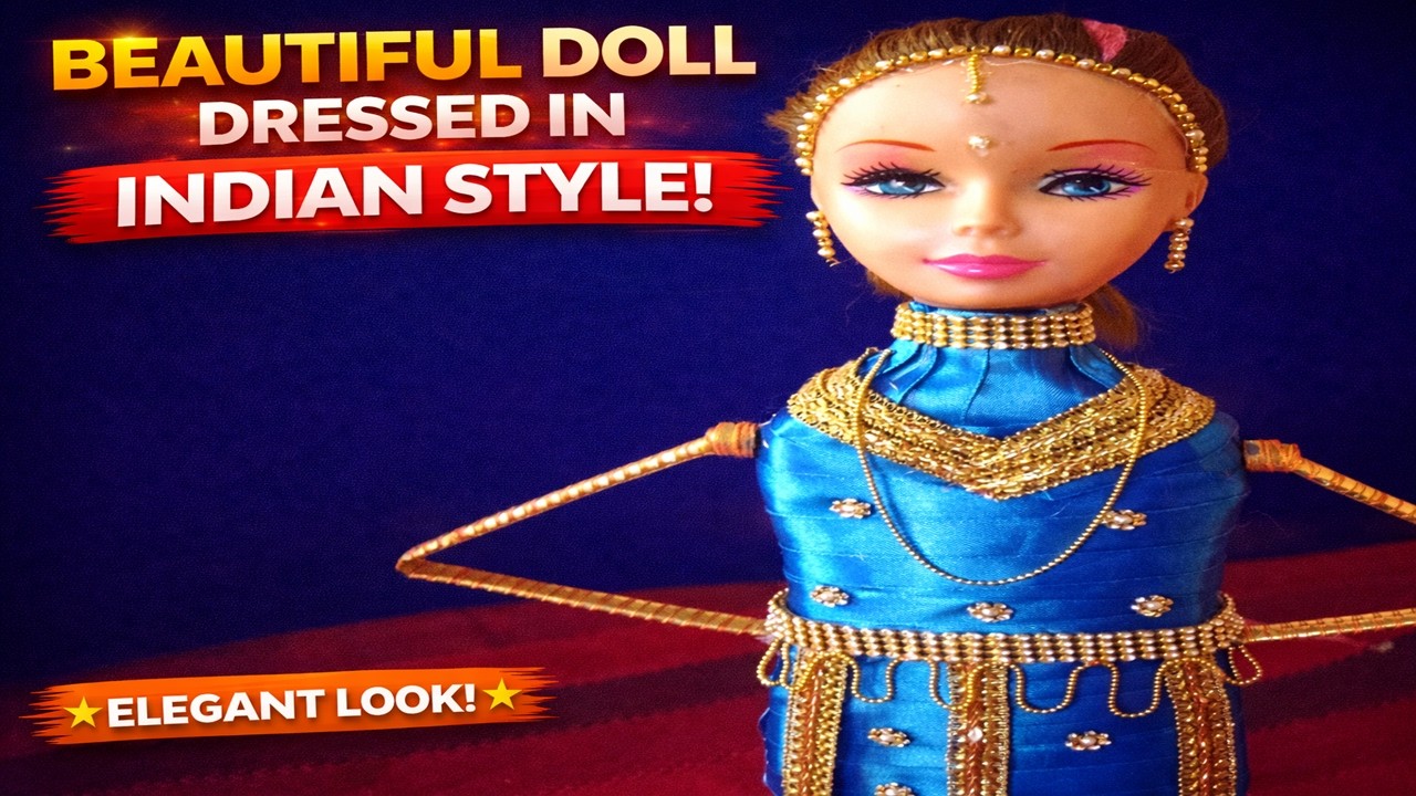 how to make beautiful doll using waste plastic bottle | diy at home ...