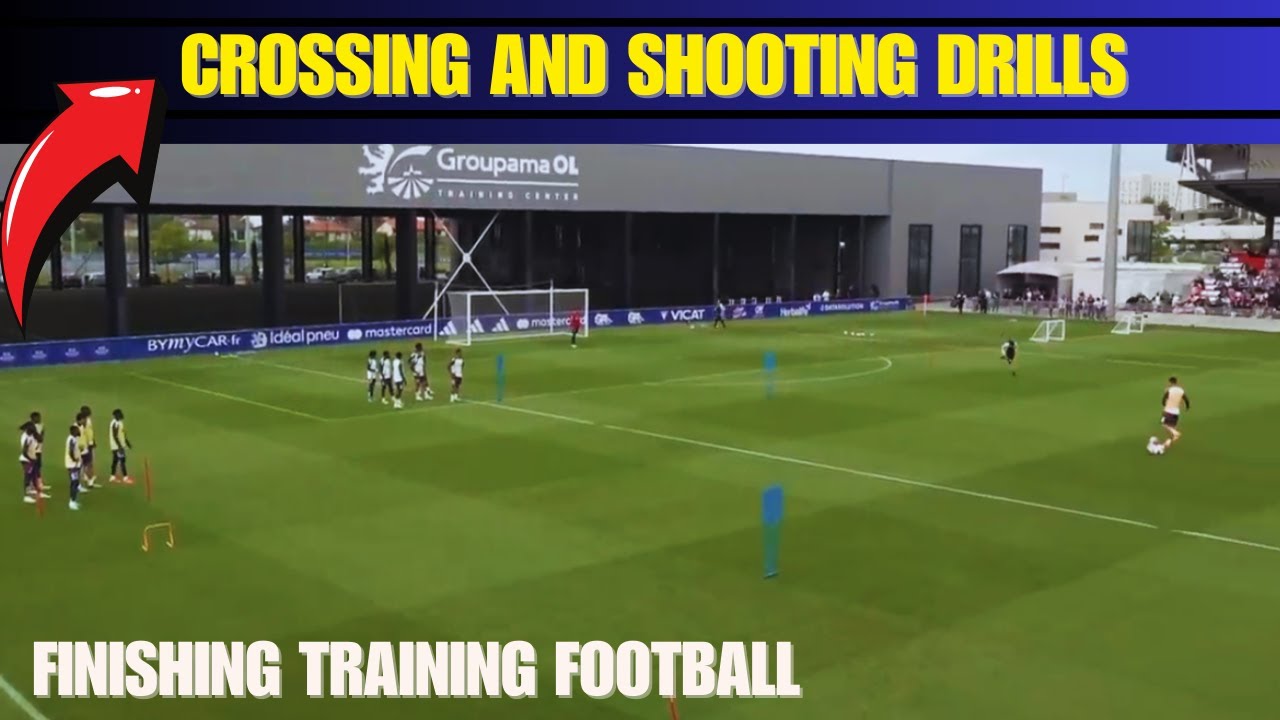 CROSSING AND SHOOTING DRILLS / Finishing Training Football - YouTube