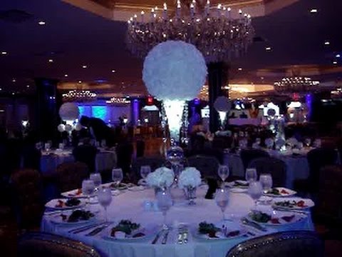 Rose Ball & Floating Candle Centerpieces 2015 Yorktown Prom Surf Club ...