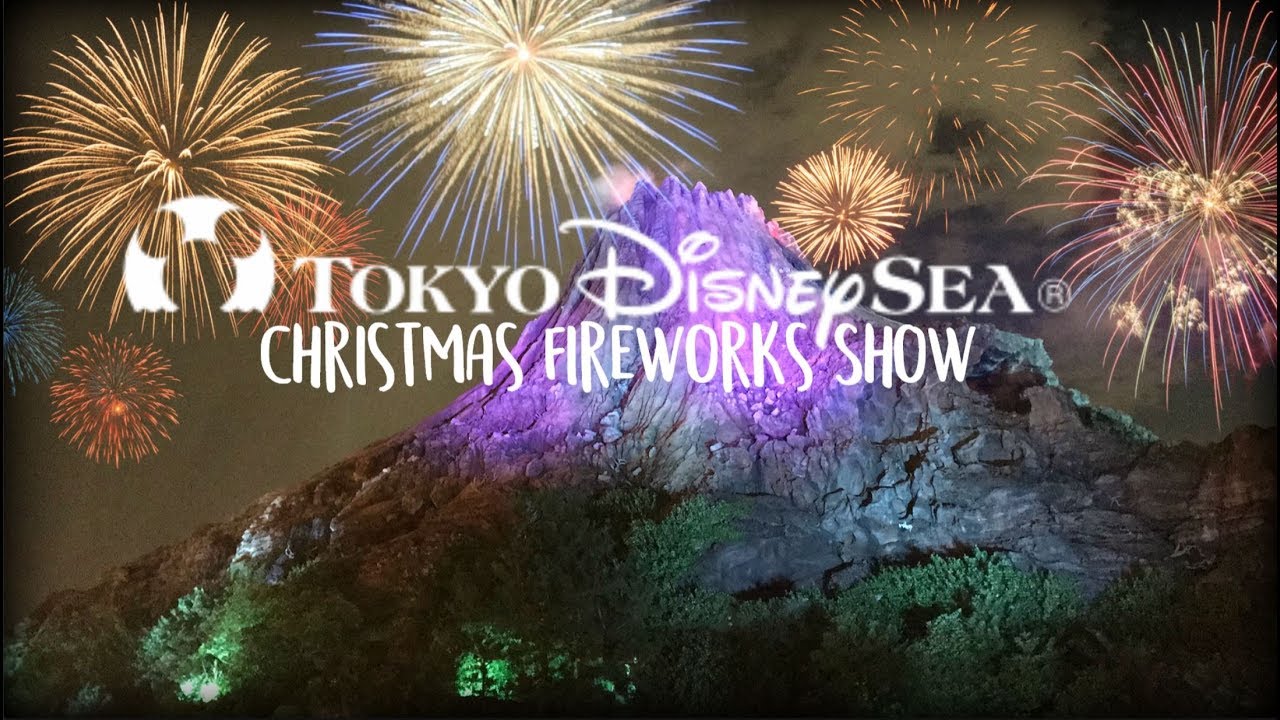 DisneySea Christmas Fireworks Show - YouTube