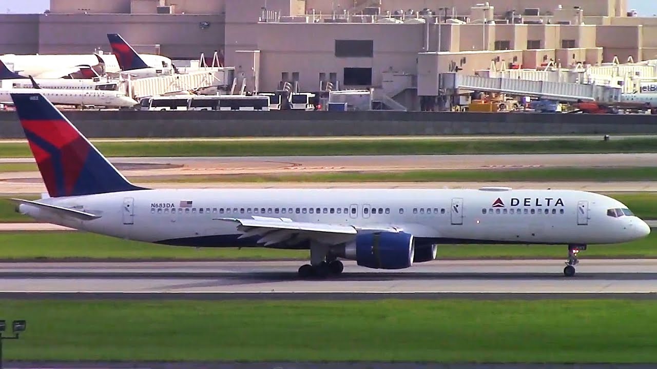 Delta Airlines B757-232 [N683DA] Landing at Atlanta Hartsfield Jackson ...