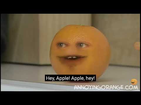 Annoying Orange hey Apple - YouTube