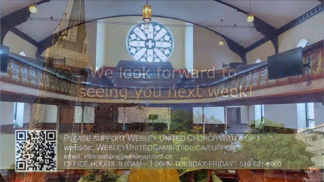 Wesley United Church Service, Sunday, April 28, 2024 | 5th Sunday of ...