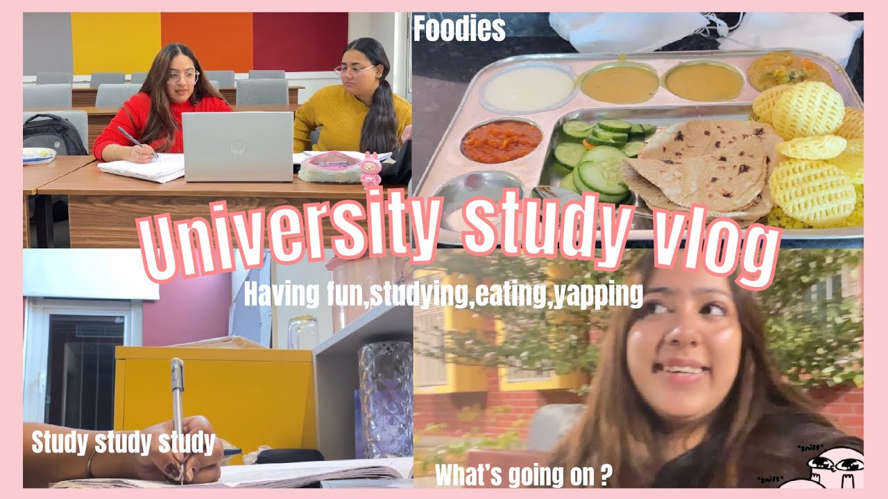 University study vlog 📚📖 | Studying, having fun, wasting time 😭 ...
