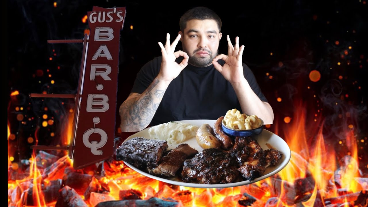 10/10 at Gus’s BBQ (Must Try ) - YouTube
