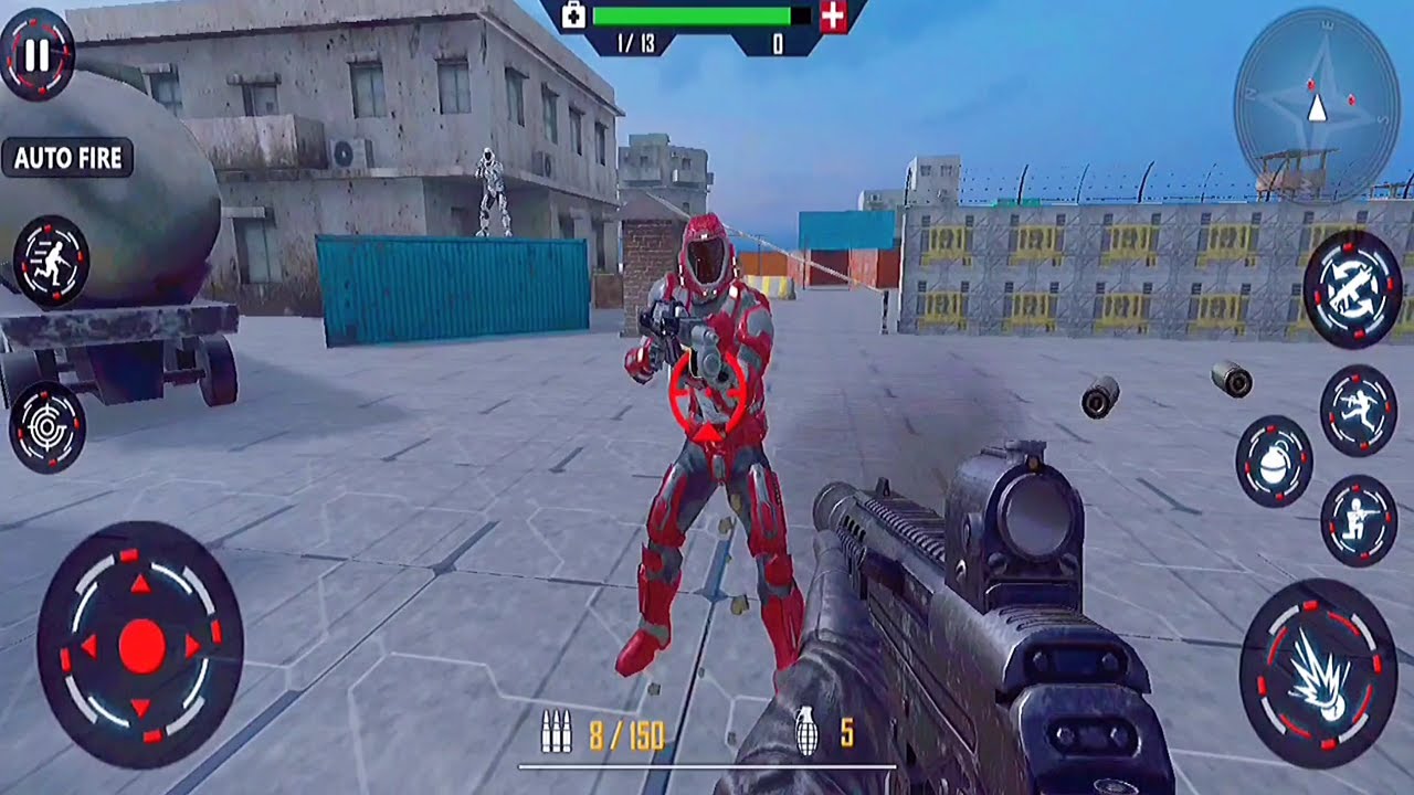 Robot FPS Shooter Games: Robot Shooting - gun robot - robot - YouTube