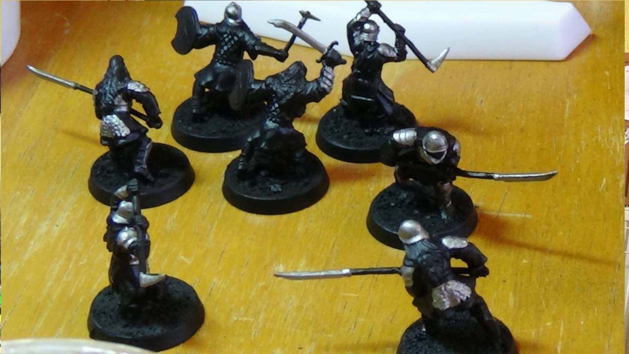Angmar Army Painting tutorial Part 1 - YouTube