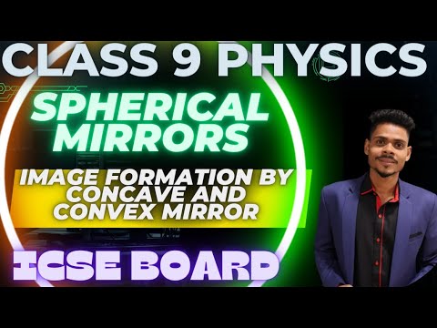 Class 9 physics|spherical mirrors|image formation by concave and convex ...