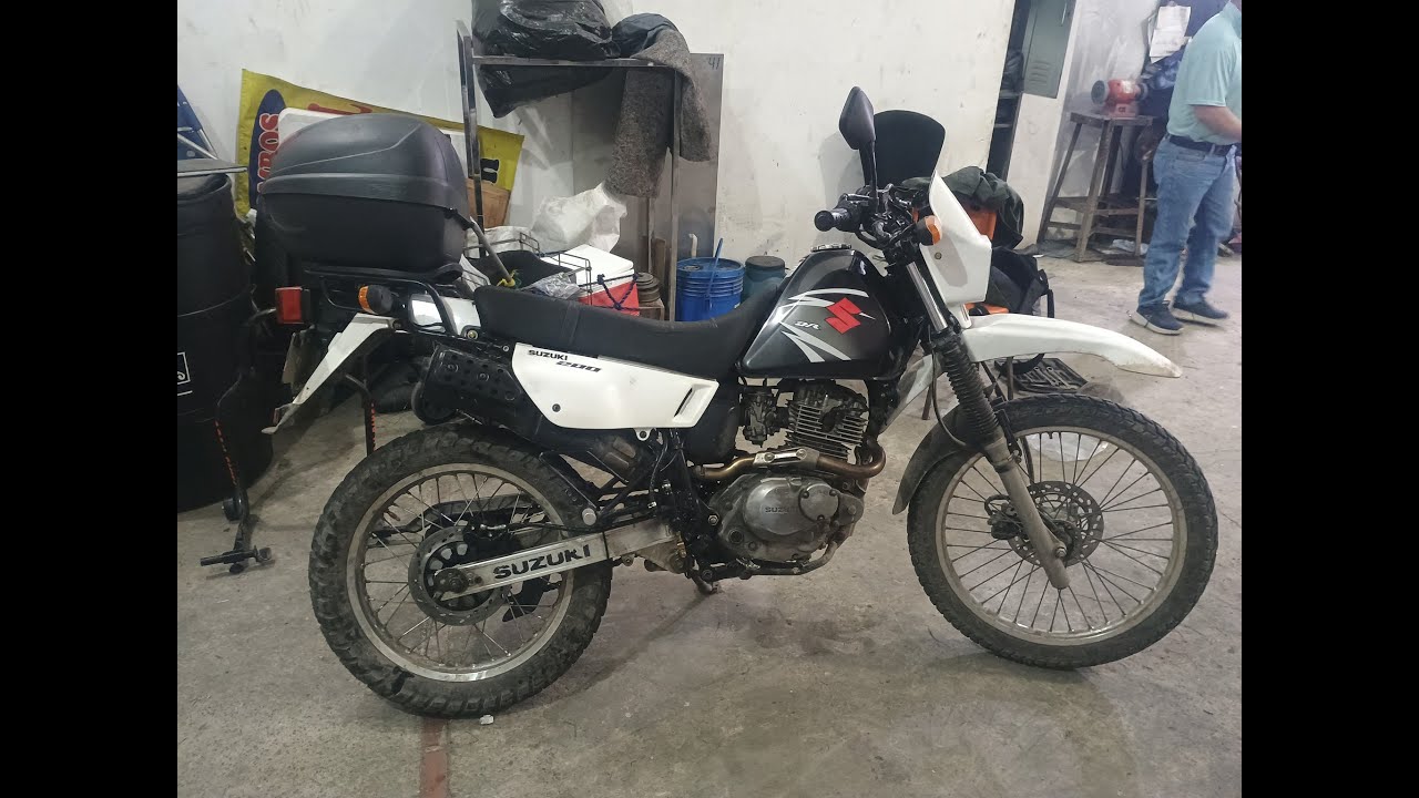 DR 200 antigua con el version 3.1 del kit de freno trasero ws ...