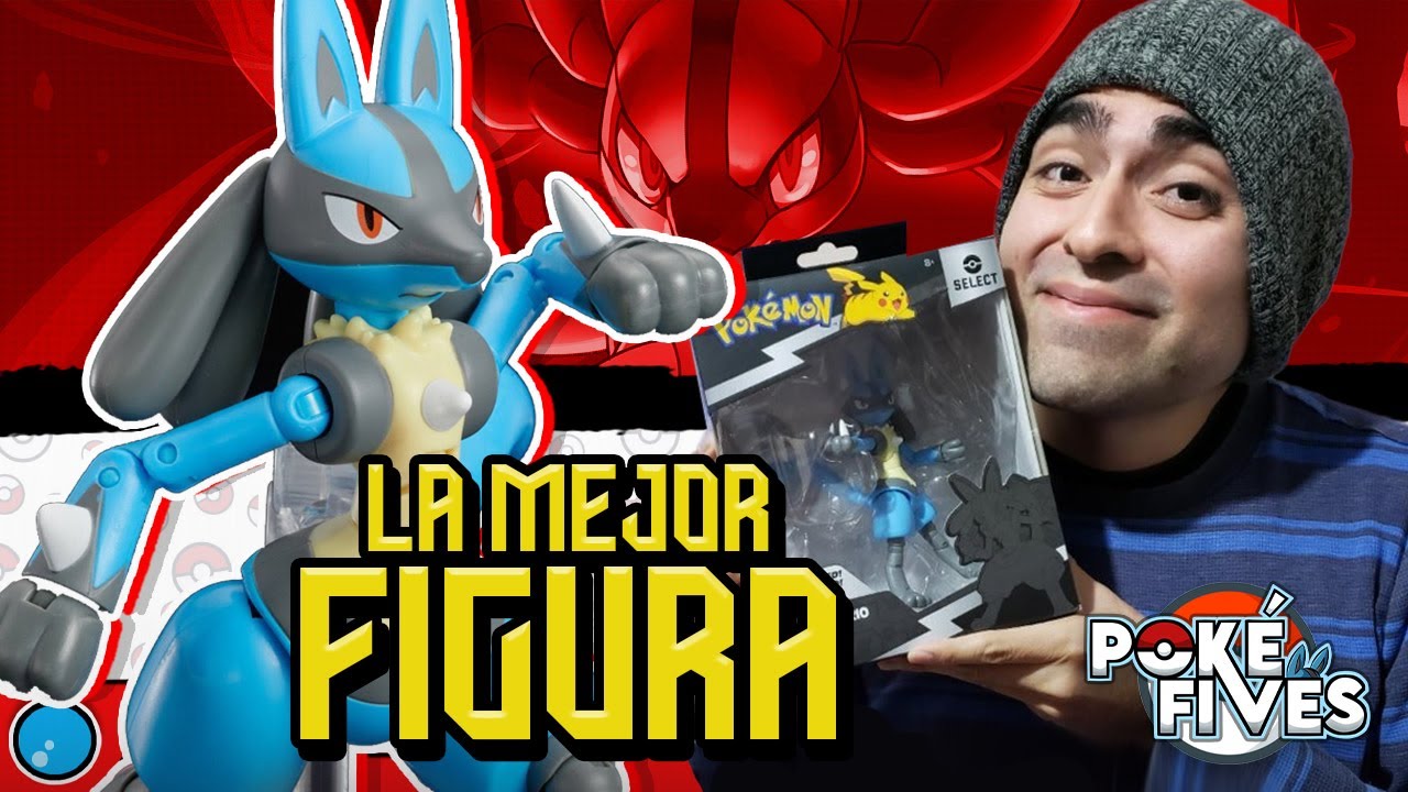 ¡LA MEJOR FIGURA DE LUCARIO! Unboxing & Review | Pokemon Select ...