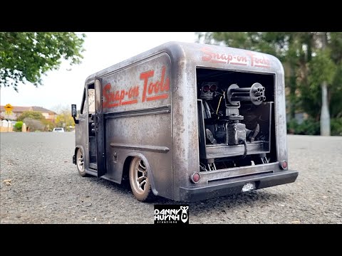 Snap On Van street run! RC Animatronics by Danny Huynh Creations.