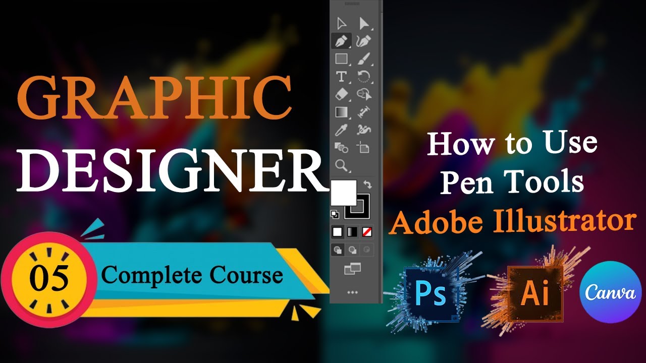 How to use the Pen tool on Adobe Illustrator - YouTube