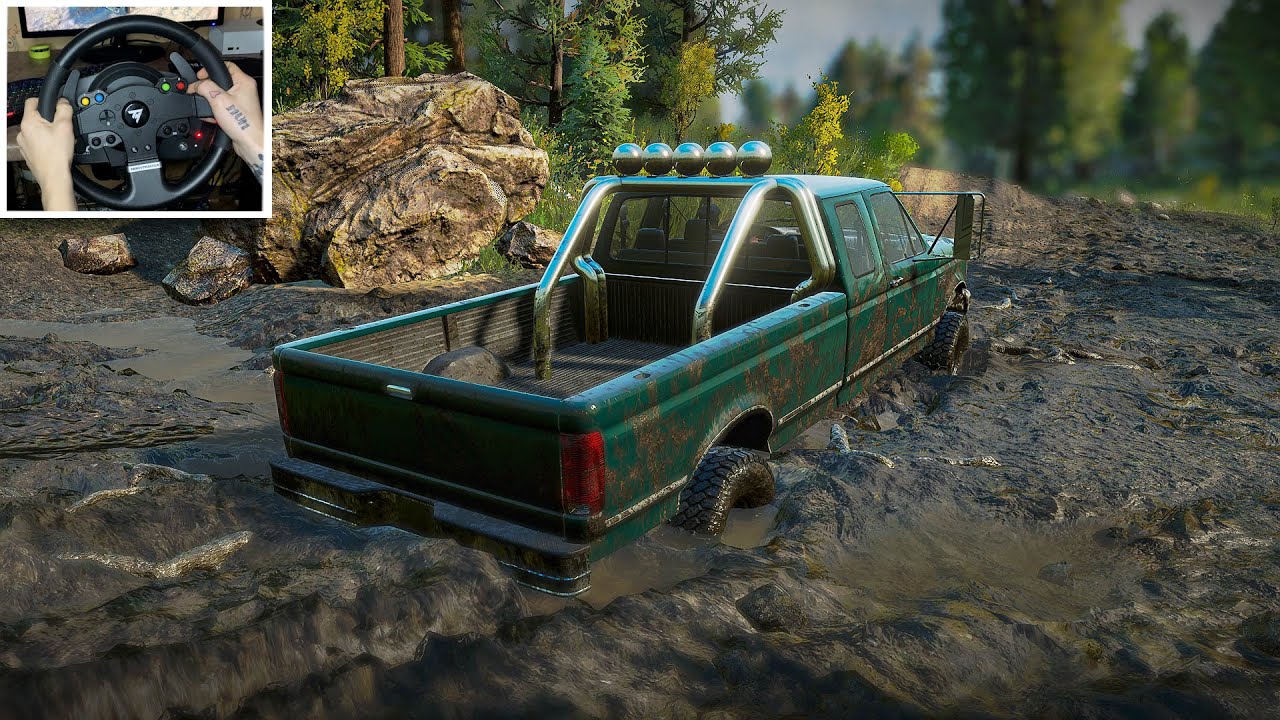 Ford F250 1994 Off Road | SnowRunner Steering Wheel - YouTube