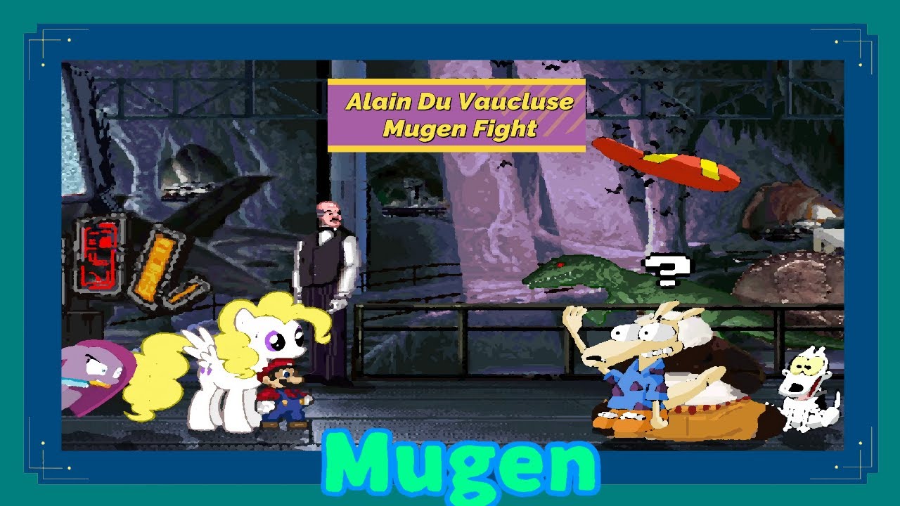Mugen : Super Mario & Pinkamena Vs Rocko & Po (Request) - YouTube