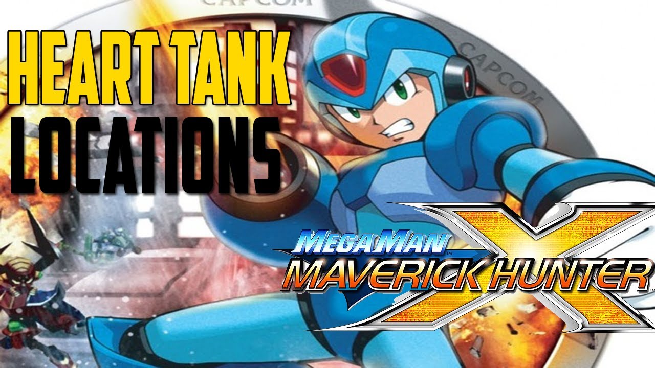 Megaman Maverick Hunter X - Heart Tank Locations - YouTube